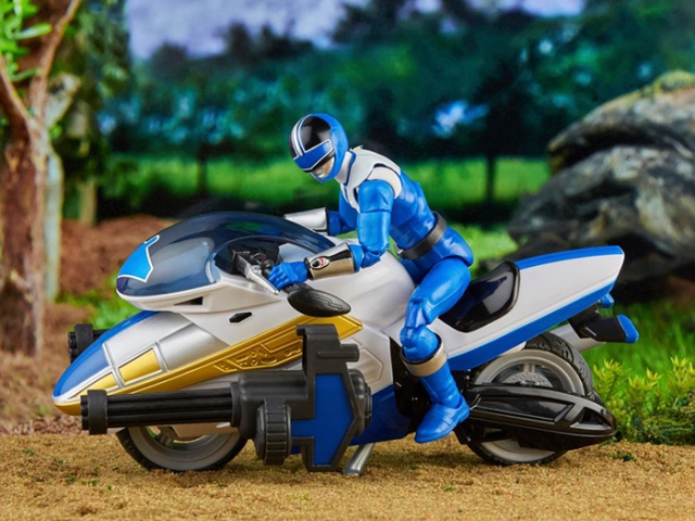 Blue Ranger and Vector Cycle Set Deluxe Lightning Collection | Power ...