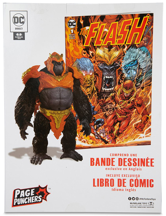 Gorilla Grodd 7-inch Scale with The Flash Comic Book | Page Punchers ...