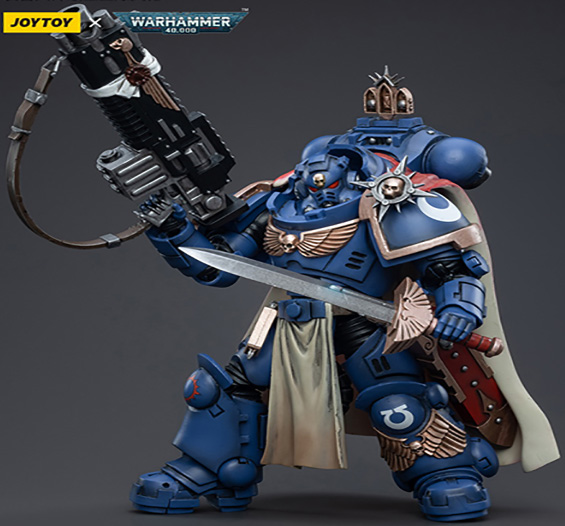 Ultramarines Captain With Master-Crafted Heavy Bolt Rifle 1/18 Scale ...