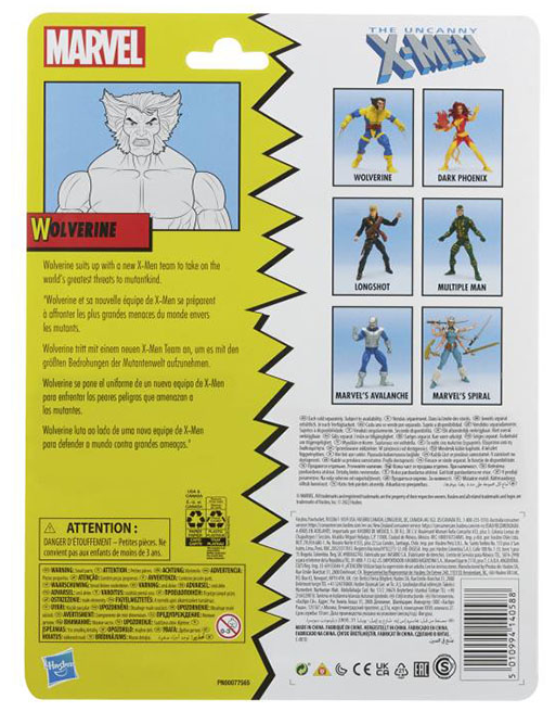 Wolverine 6-Inch Scale | Marvel Legends Retro Collection | The Uncanny ...