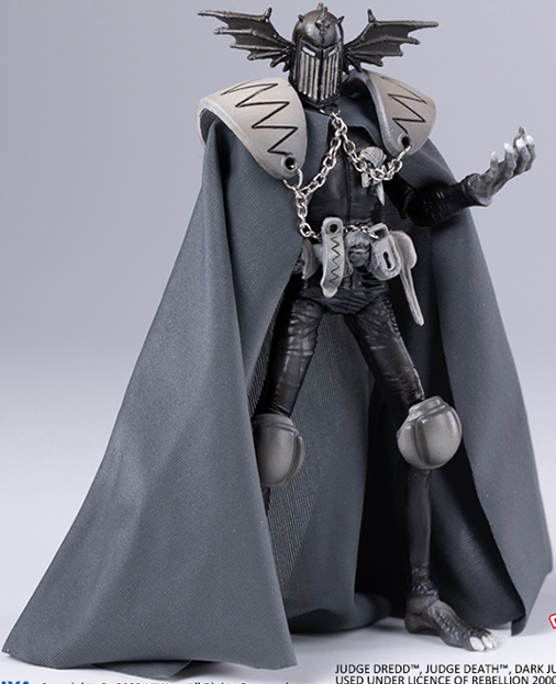 Judge Fear Black and White 1/18 Scale PX Previews Exclusive | 2000 A.D ...