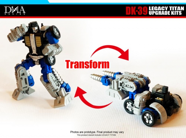 DK-39 Upgrade Kit for Transformers Legacy Titan Class Metroplex ...