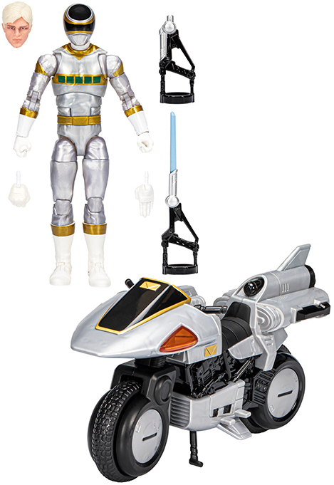 Silver Ranger and Silver Cycle Deluxe 6-inch Scale Lightning Collection ...