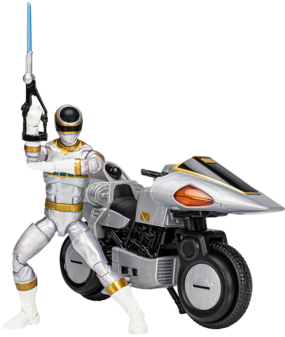 Silver Ranger and Silver Cycle Deluxe 6-inch Scale Lightning Collection ...