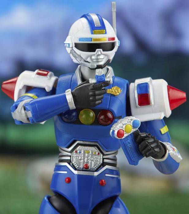 Blue Senturion Deluxe 6-inch Scale Lightning Collection | Power Rangers ...