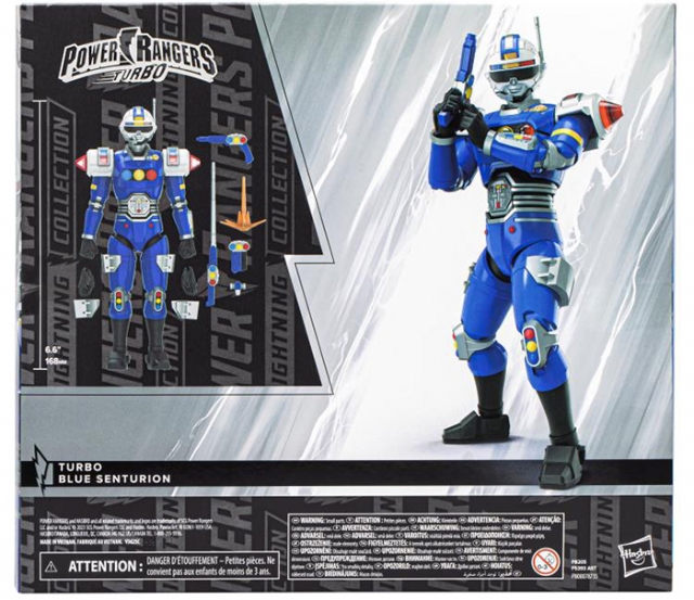 Blue Senturion Deluxe 6-inch Scale Lightning Collection | Power Rangers ...
