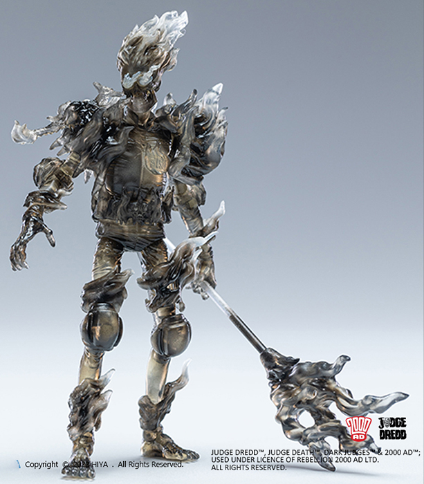 Judge Fire Black and White 1/18 Scale Exquisite Mini | 2000 A.D. Judge ...