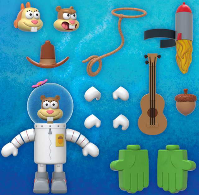 Sandy Cheeks 7-inch Scale | SpongeBob SquarePants Ultimates | Super7
