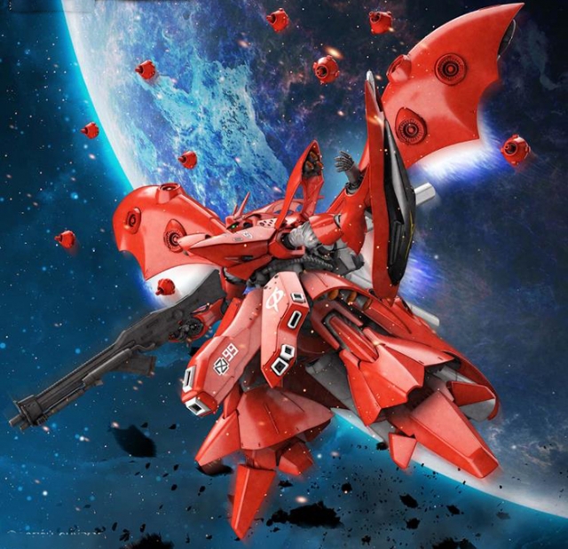240 Nightingale 1/144 Scale HGUC Model Kit | Mobile Suit Gundam: Char's ...