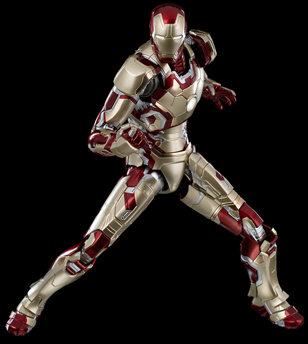 Iron Man Mark 42 DLX Collectible Figure| Threezero Avengers: Infinity Saga DLX