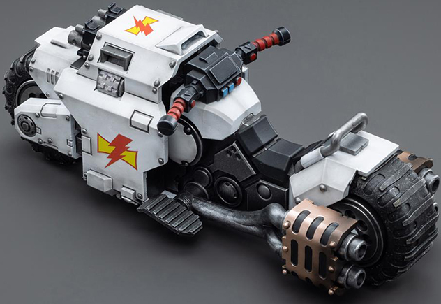 White Scars Raider-Pattern Combat Bike 1/18 Scale | Warhammer 40K | Joy Toy