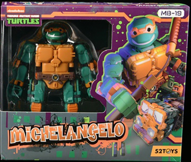 MB-19 Michelangelo | Teenage Mutant Ninja Turtles | 52 Toys MegaBOX