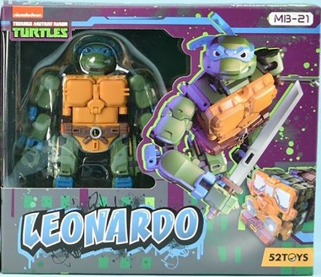MB-21 Leonardo | Teenage Mutant Ninja Turtles | 52 Toys MegaBOX