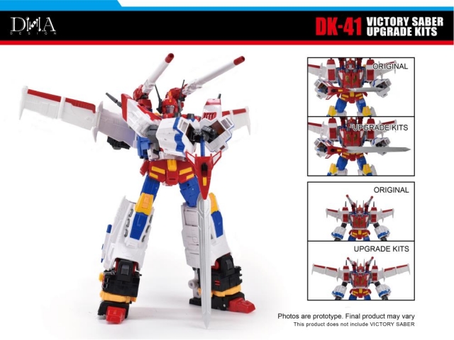 DK-41 Upgrade Kit for Transformers Generations Victory Saber | DNA Design