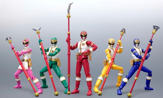 Gosei Sentai Dairanger Boxed Set of 6 Shodo Super | Bandai Spirits