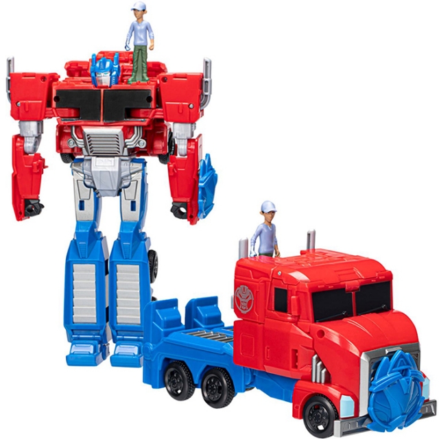 Optimus Prime and Robby Malto | EarthSpark Transformers Figure | Toygeek