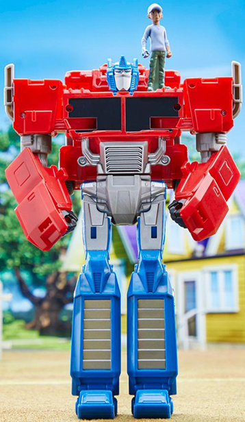 Optimus Prime and Robby Malto | EarthSpark Transformers Figure | Toygeek