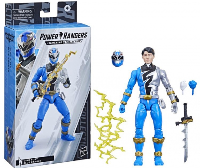 Blue Ranger 6-inch Scale Lightning Collection | Power Rangers Dino Fury ...