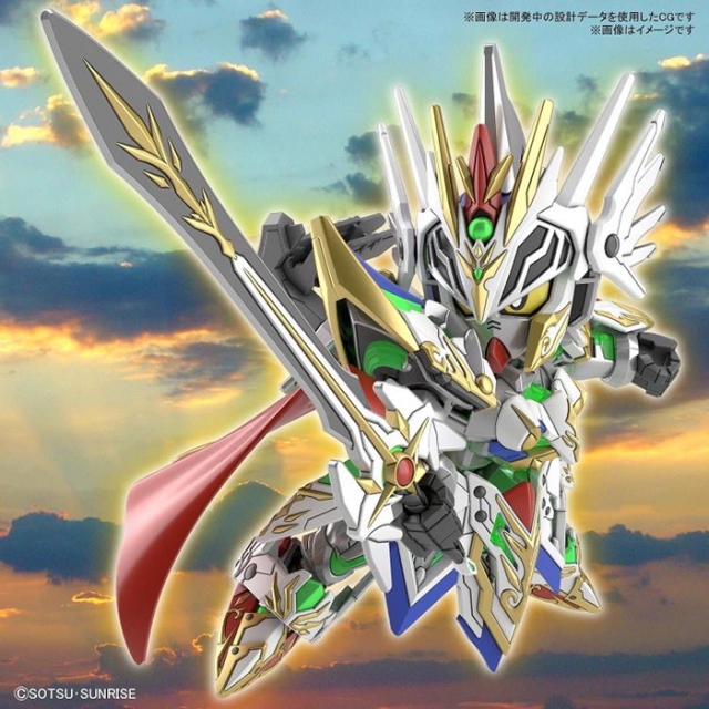 Knight Strike Gundam Model Kit SDW Heroes | SD Gundam World Heroes ...