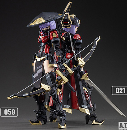 JW-059 Jin Yiwei Eye Of Death 1/12 Scale Model Kit | A.T.K. Girl | E-Model
