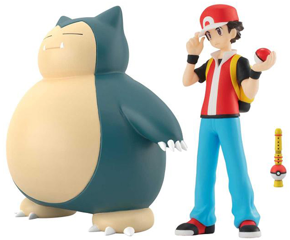 Kanto Red and Snorlax Set Pokemon Scale World | Pokemon | Bandai Spirits