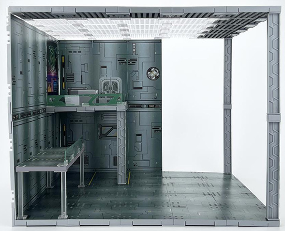 Sci-Fi 07 Hangar Diorama Set | FEXT Hobby 3rd Party Display Diorama ...