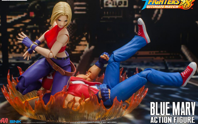 Blue Mary 1:12 Scale Figure | The King of Fighters '98 | Storm Collectibles