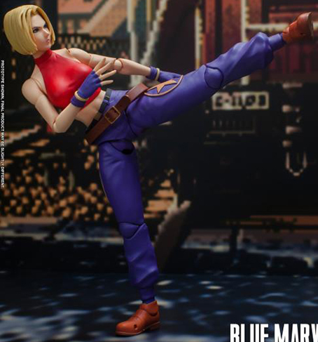 Blue Mary 1:12 Scale Figure | The King of Fighters '98 | Storm Collectibles