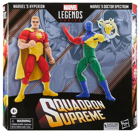 Squadron Supreme Marvel's Hyperion and Marvel's Doctor Spectrum 6-Inch ...