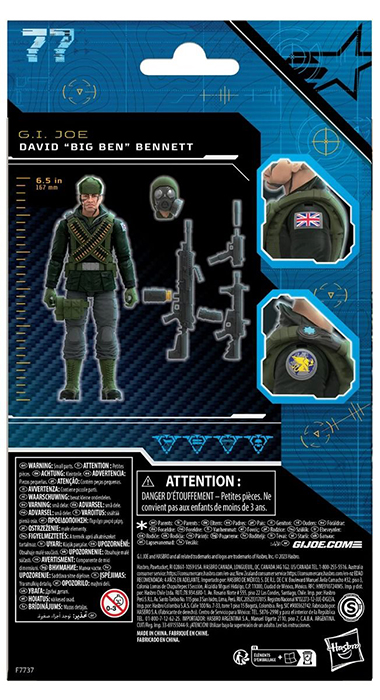 Nightforce David 'Big Ben' Bennett 6-Inch Scale | G.I. Joe Classified ...