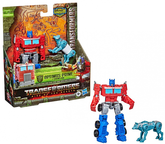 Optimus Prime and Chainclaw Beast Weaponizer 2-Pack | Beast Alliance ...