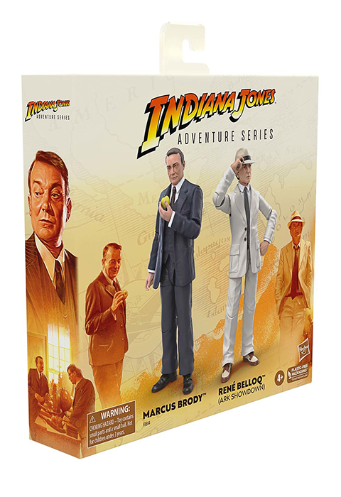 Marcus Brody and Rene Belloq 6-Inch Scale | Indiana Jones: Raiders of ...