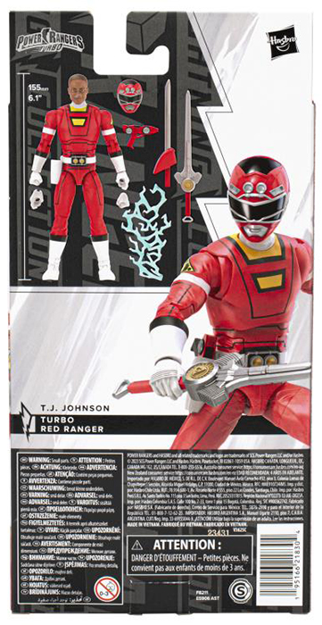 Red Ranger 6-inch Scale Lightning Collection | Power Rangers Turbo | Hasbro