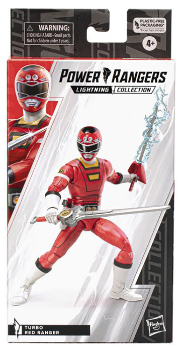 Red Ranger 6-inch Scale Lightning Collection | Power Rangers Turbo | Hasbro
