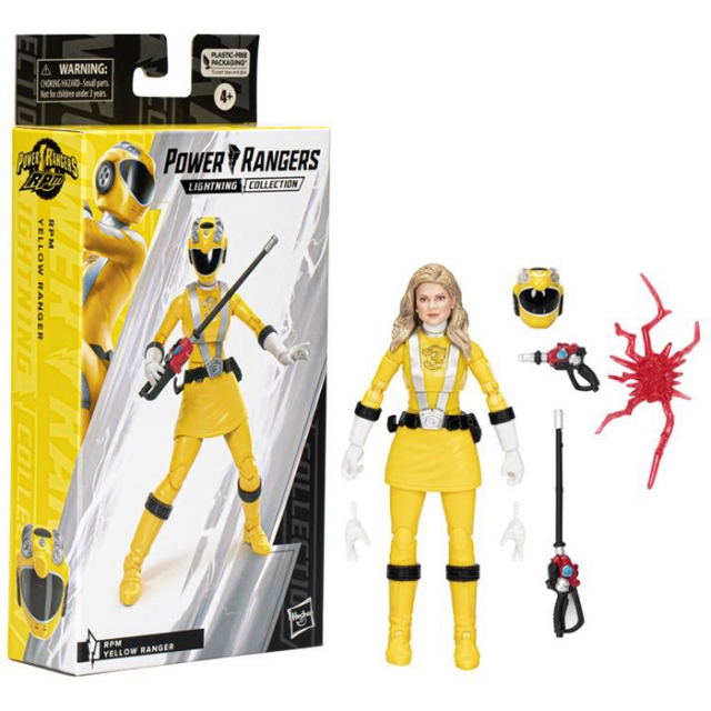 Yellow Ranger 6-inch Scale Lightning Collection | Power Rangers RPM ...