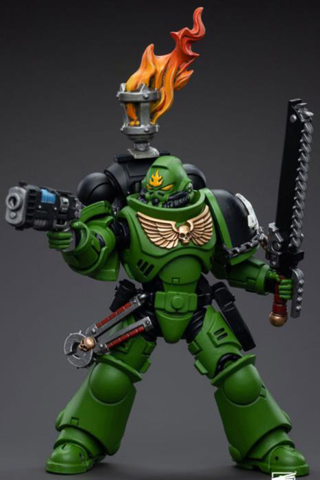 Salamanders Intercessors Sergeant Tsekgan | JoyToy Warhammer 40K Figure ...