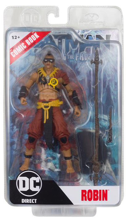 Robin 7-inch Scale with Batman Fighting the Frozen Comic Book | Page ...