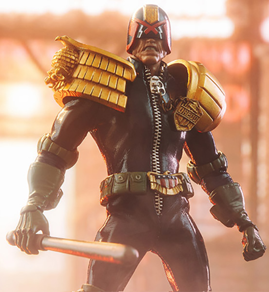 Judge Dredd 1:12 Scale Exquisite Super | 2000 A.D. Judge Dredd | Hiya Toys