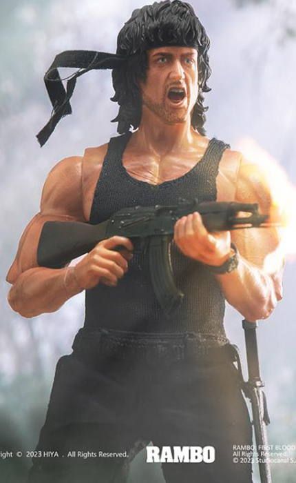 John Rambo 1:12 Scale Exquisite Super | First Blood Part II | Hiya Toys