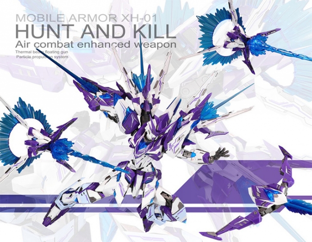 Mobile Armor XH-01 Falcon Soul Awakening Version 1/100 Scale Model Kit ...
