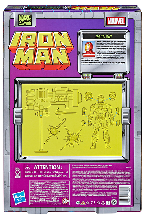 Iron Man Deluxe 6-Inch Scale | Marvel Legends Retro Collection | Marvel ...