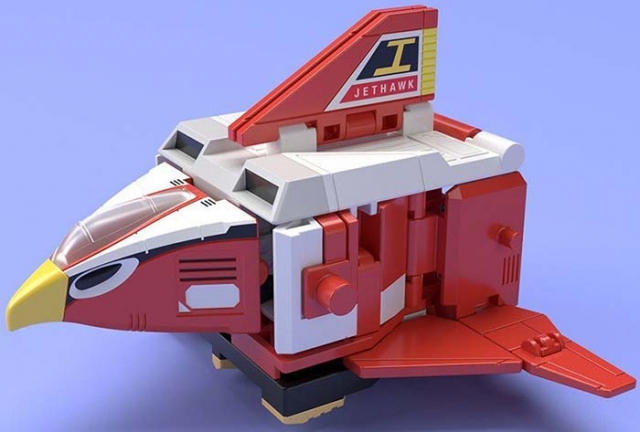 Jet Icarus Super Mini-Pla Model Kit | Birdman Squadron Jetman | Bandai ...