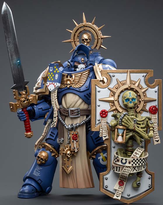Ultramarines Primaris Captain with Relic Shield and Power Sword 1/18 ...