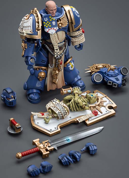 Ultramarines Primaris Captain with Relic Shield and Power Sword 1/18 ...