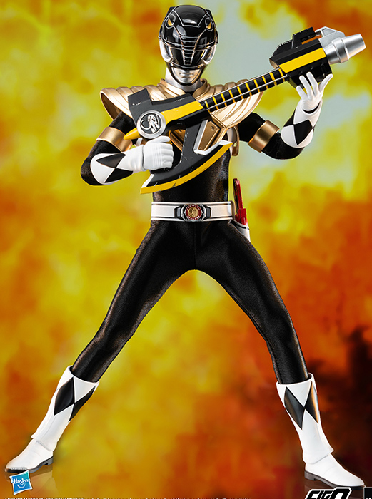 Dragon Shield Black Ranger 1/6 Scale FigZero | Mighty Morphin Power ...
