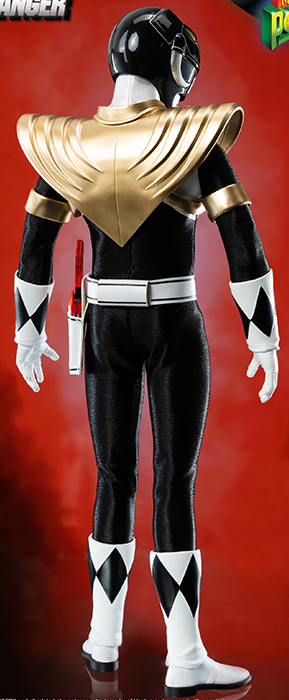 Dragon Shield Black Ranger 1/6 Scale FigZero | Mighty Morphin Power Rangers | threezero