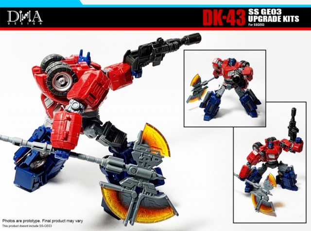 DK-43 Upgrade Kit for Transformers Studio Series 03 Optimus Prime Gamer ...