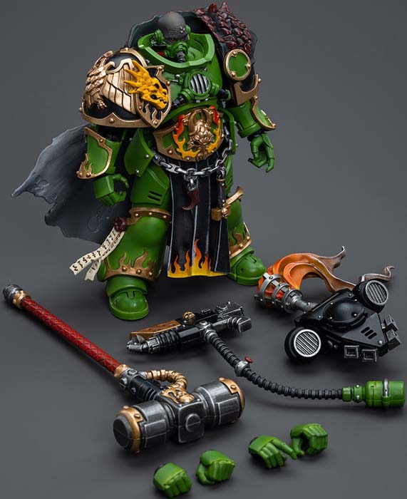 Salamanders Captain Adrax Agatone 1/18 Scale | Warhammer 40K | Joy Toy