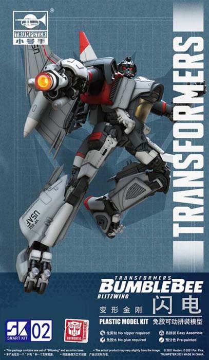 02 Blitzwing Smart Kit Model Kit | Transformers: Bumblebee | Trumpeter