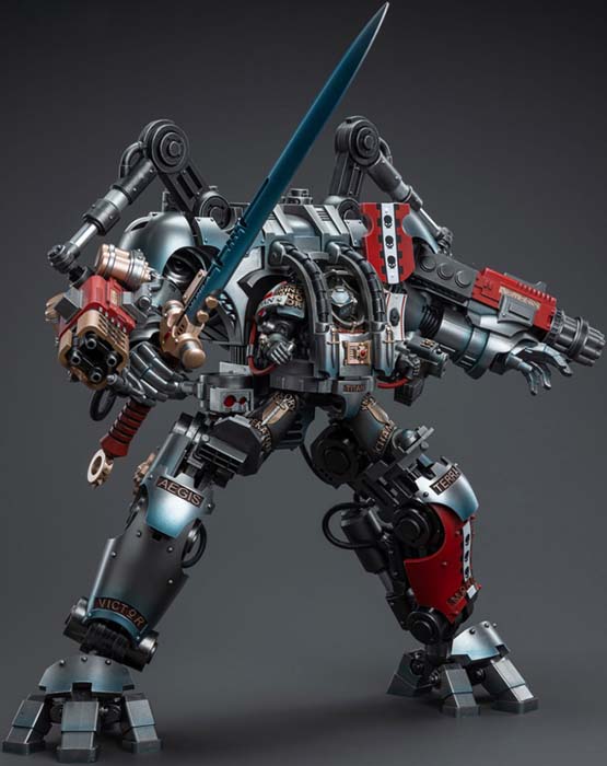 Grey Knights Nemesis Dreadknight with Terminator Caddon Vibova 1/18 Scale | Warhammer 40K | Joy Toy